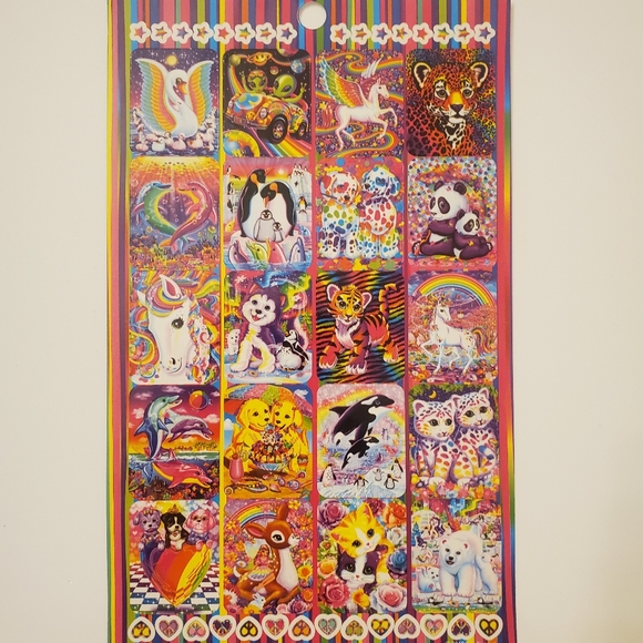 Lisa Frank | Design | Lisa Frank Sticker Sheet | Poshmark
